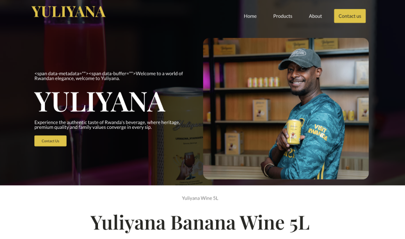 Yuliyana Premium Banana Wine - Kurious LTD